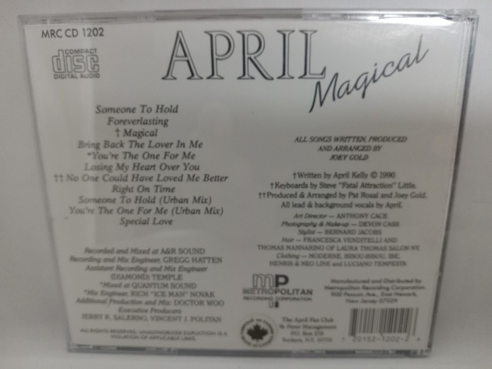 April - Magical - 1991 CD - Latin Freestyle Dance - Metropolitan - EUC ...