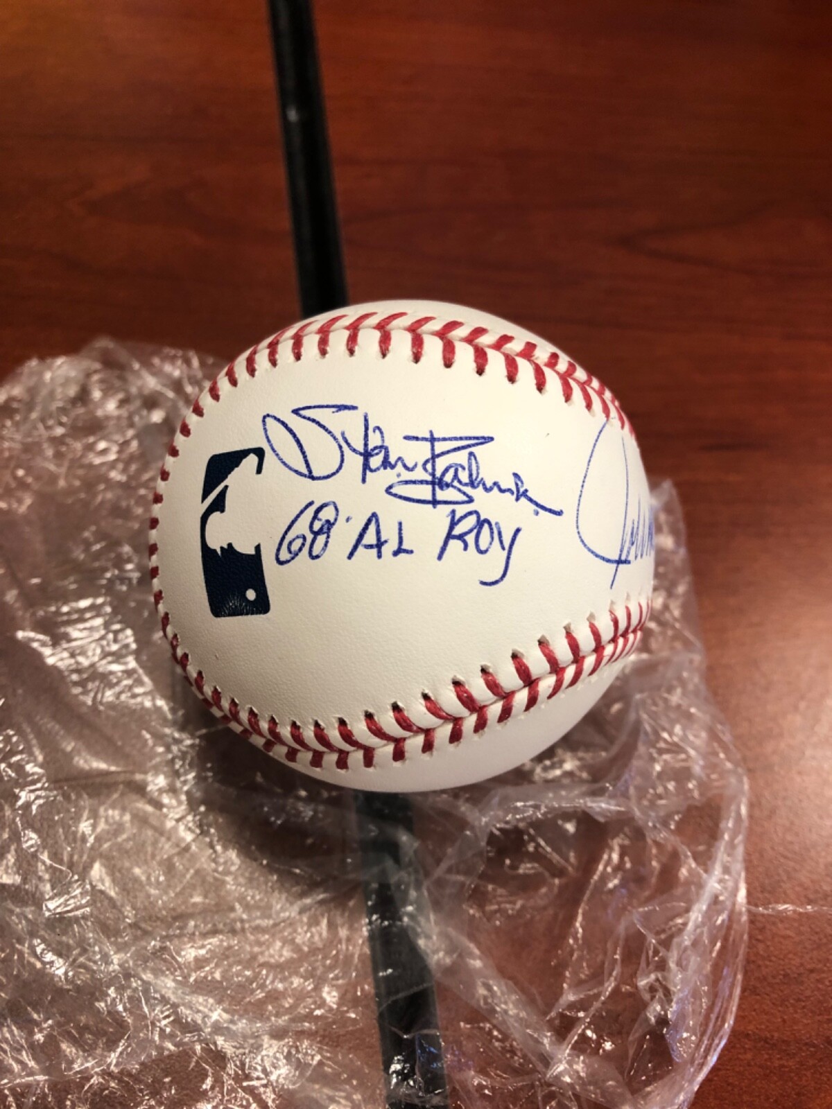 Johnny Bench & Stan Bahnsen Autographed Baseball w/Roy Inscription | eBay