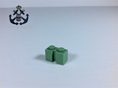 Lego Sand Green Brick Modified 1 x 2 w/ Groove 4216 - Diagon Alley ...