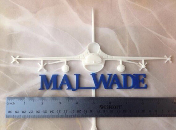 F16 Jet Fighter Custom Cake Topper Personalized Airplane Cake Topper | eBay