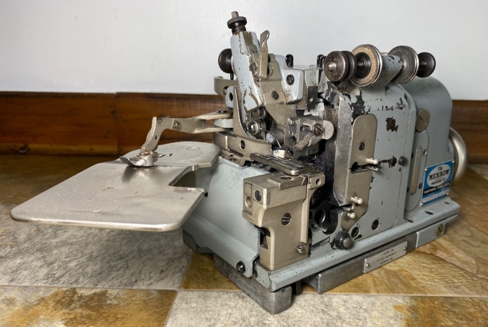 Vintage Merrow Industrial Sewing Machine M-3DW-2 | eBay Australia