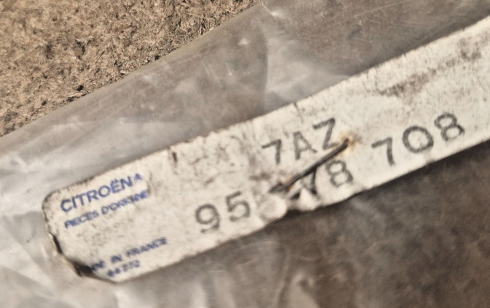 Citroen 2cv Boot Door Hinge Moulding / Trim 95578708 NEW GENUINE | eBay UK