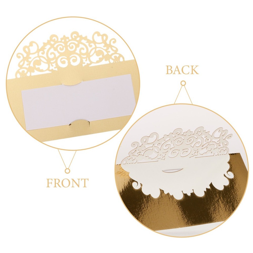 20 Pcs Hollow Seating Card Wedding Table Place Cards Setting Name | eBay UK