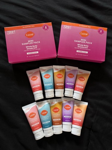 2 Lume Deodorant Cream Travel Size Sampler Packs | eBay