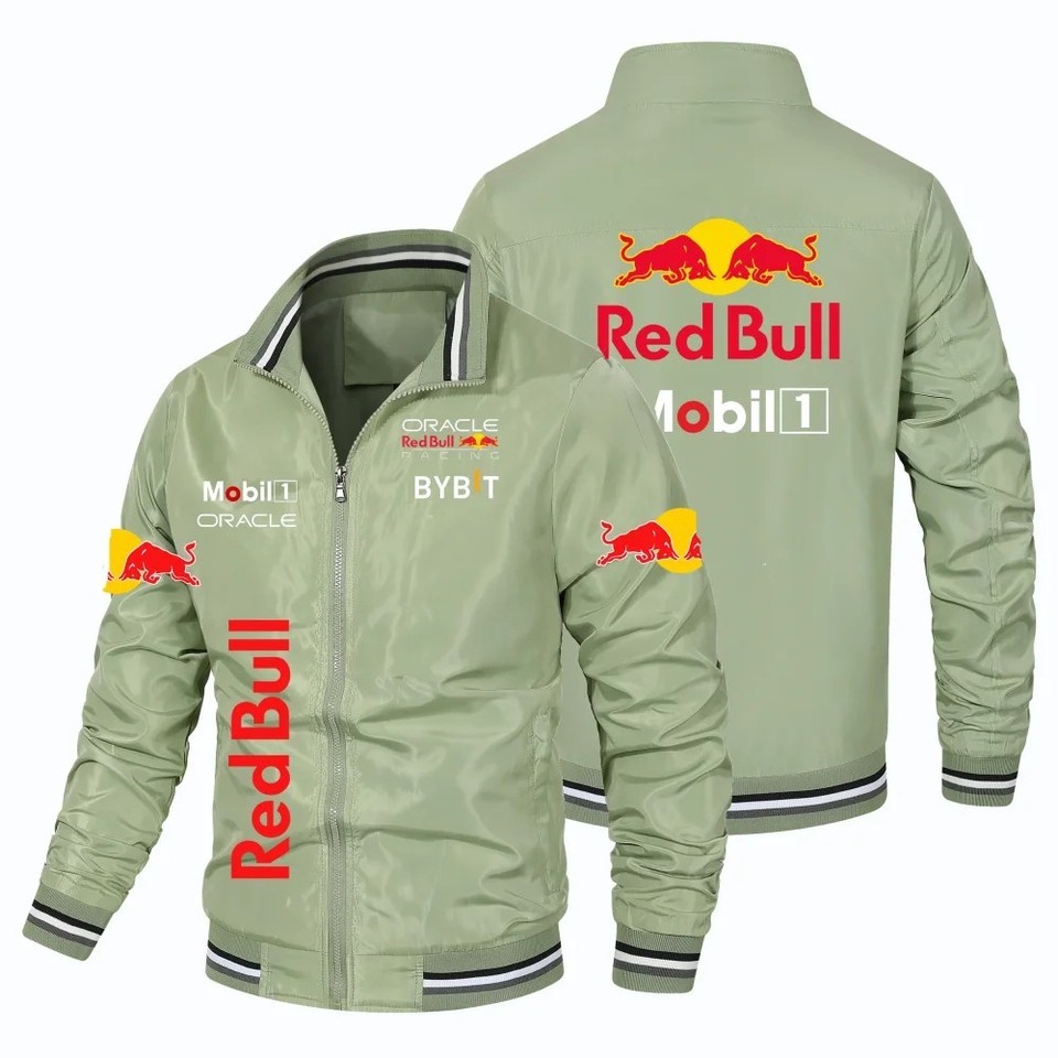 RED BULL Racing Jacket Rain Windbreak F1 Mens Ladies Unisex Free Post ...