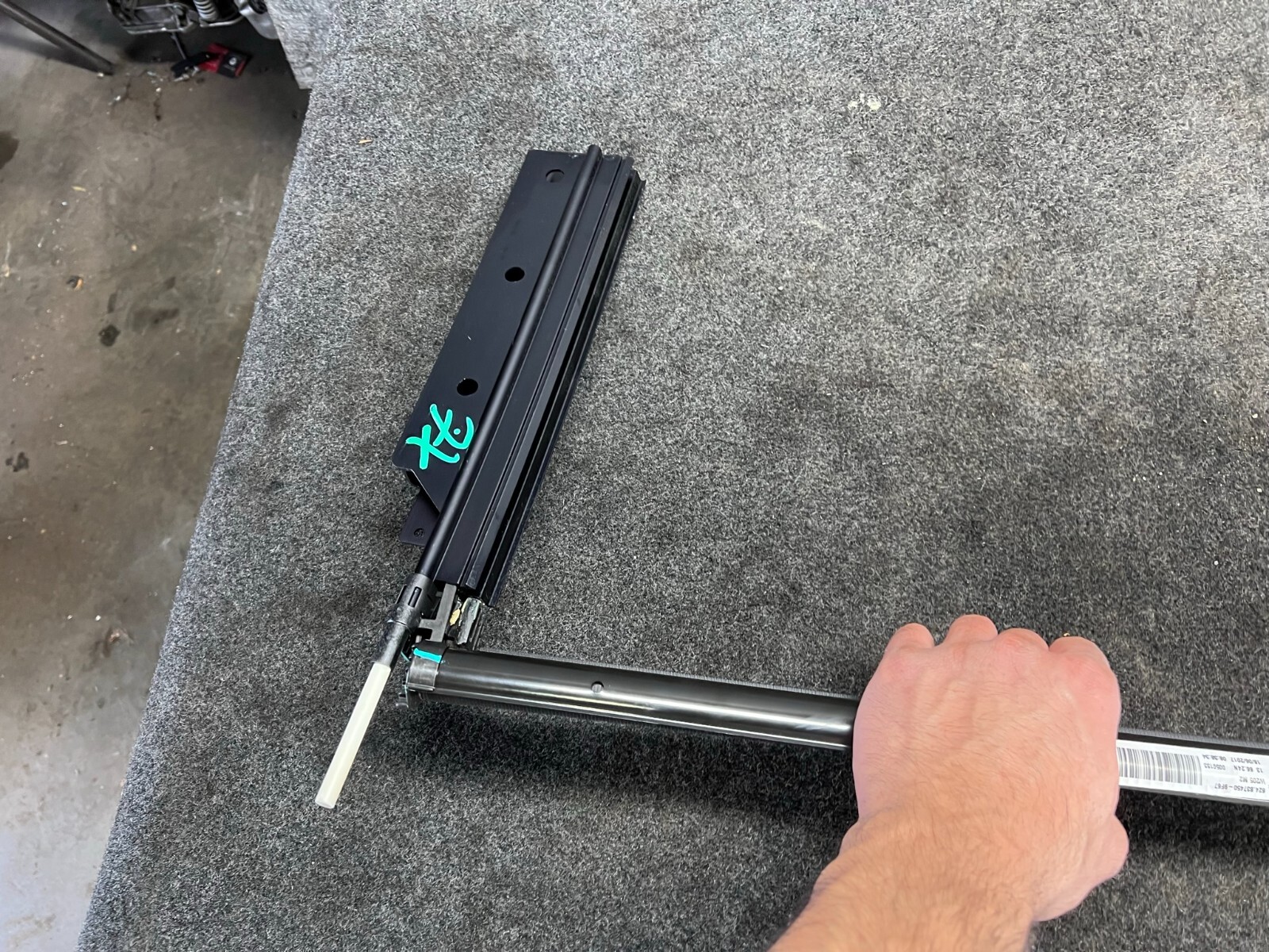 Panoramic Sunroof Rail Frame Rear Assembly Mercedes 15-20 W205 C63 C300 ...