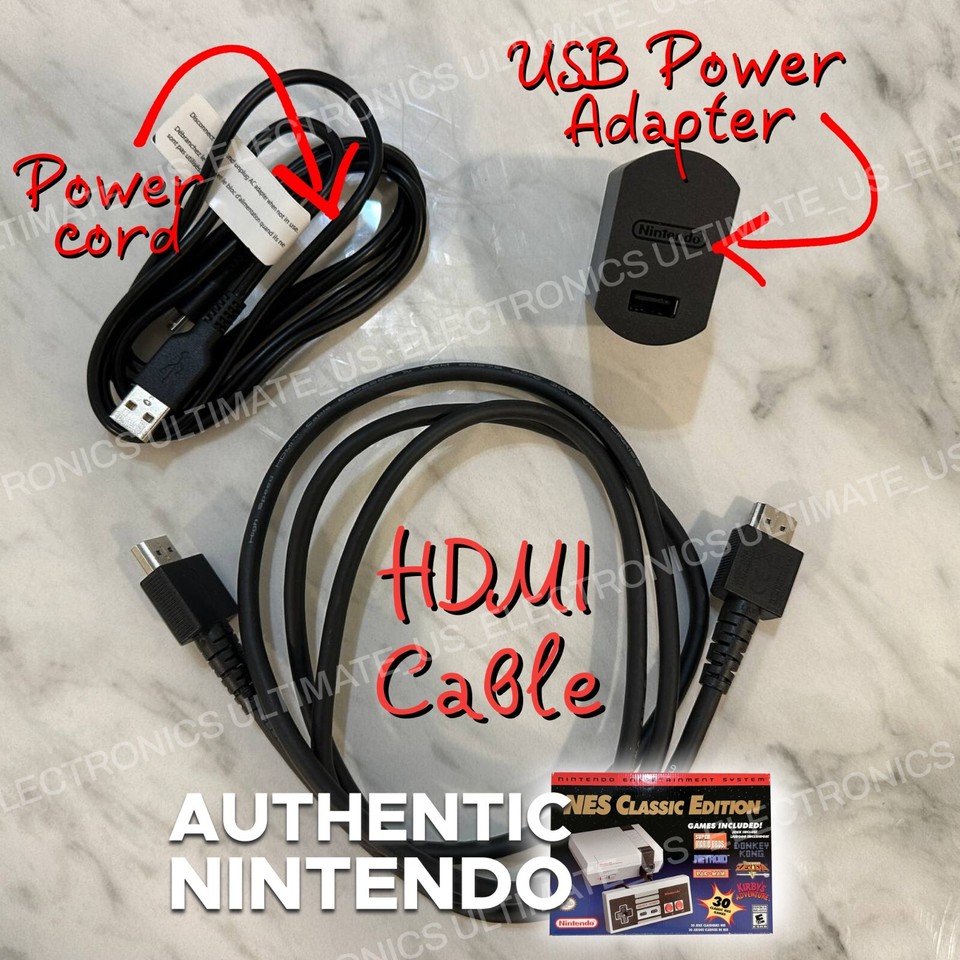 Authentic Nintendo Classic Edition NES Mini Game Console USA Genuine 30 ...