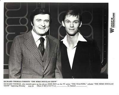 Mike Douglas and Richard Thomas John Boy Walton Mike Douglas Show TV ...