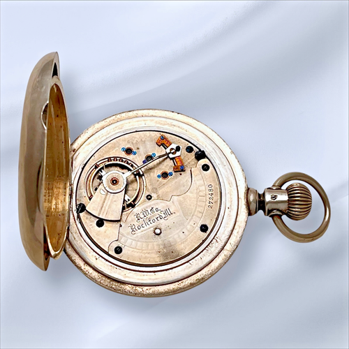 1888 Rockford PL Arthur Everitt Mod 8 Grade 83 Sterling Silver HC ...