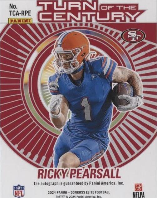2024 Panini Donruss Elite Ricky Pearsall #TCA-RPE for sale | eBay