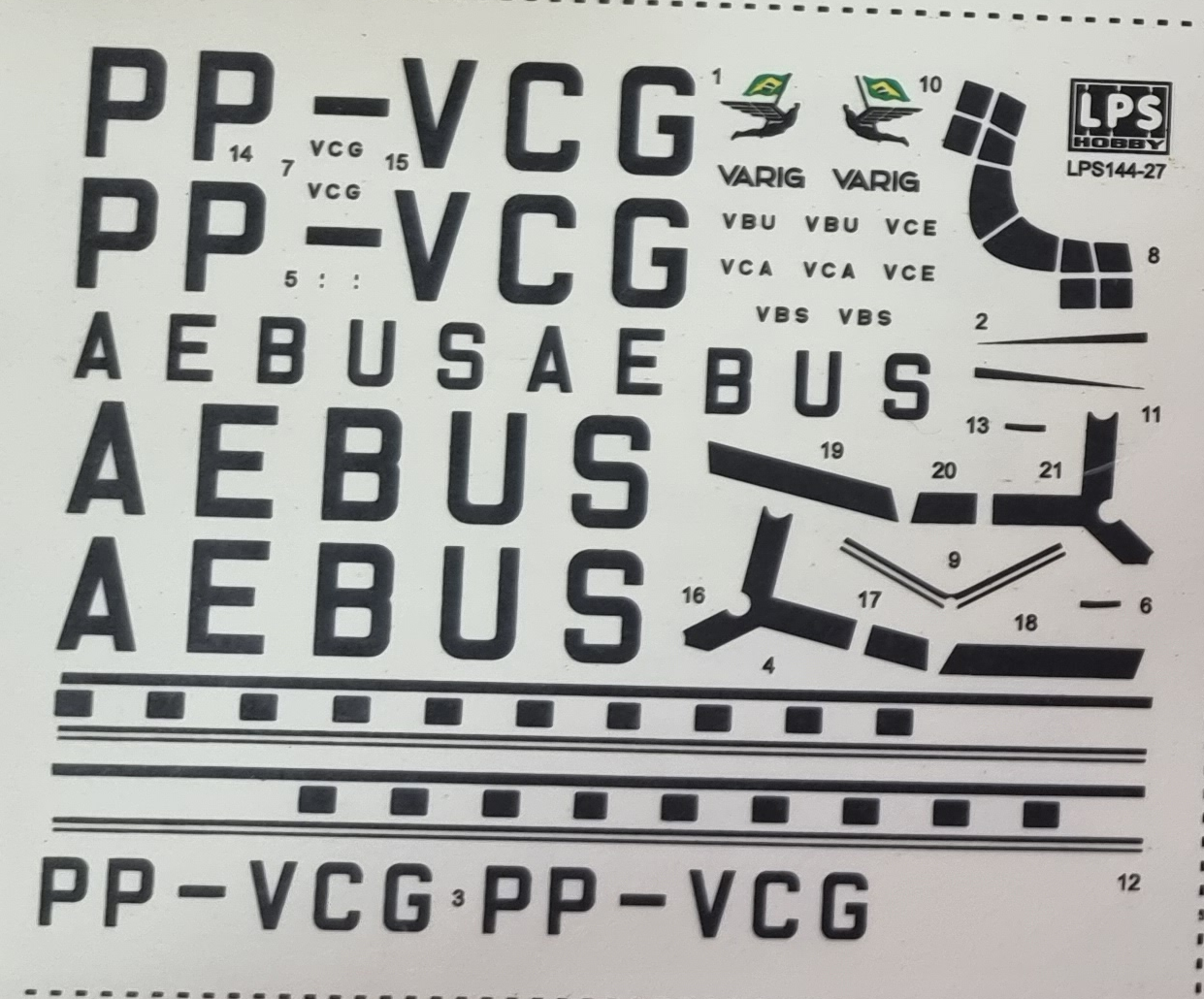 LPS Decals 144-27 C-46 VARIG 1/144 | eBay