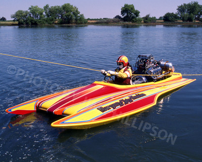 DRAG RACING DRAG BOAT PHOTO TOP FUEL HYDRO TIM MORGAN MORGAN'S FLYING ...