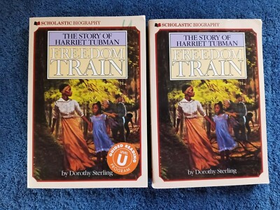 Lot 2 Classroom Freedom Train Book Harriet Tubman Biography Sterling SC ...