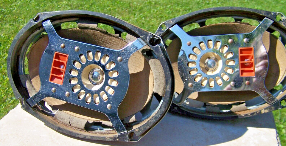 Vintage Sparkomatic 6x9 3-WAY Car Speakers 1979 Sparkomatic 3-Way ...