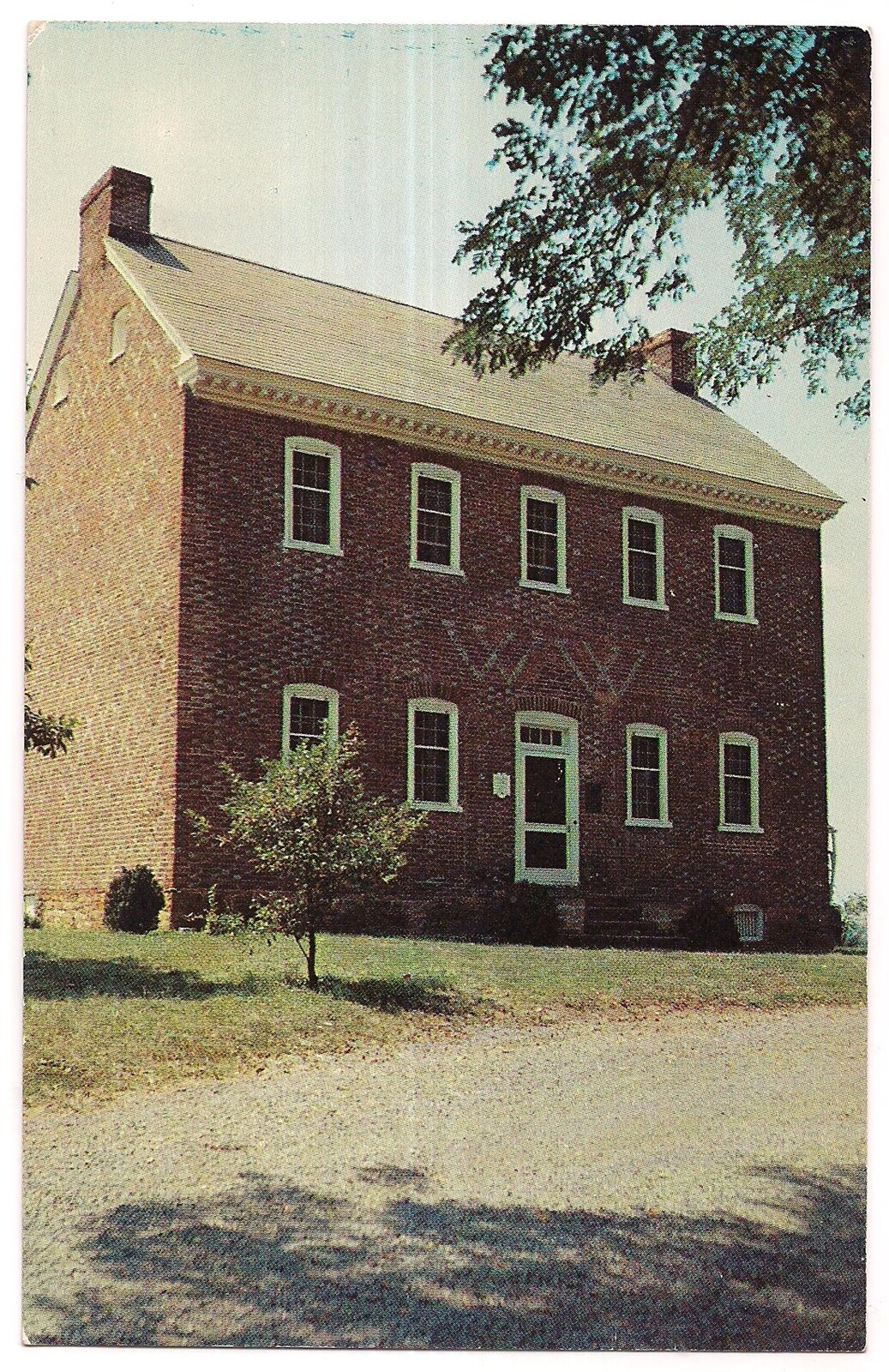 Colonial WILLIAM WHITLEY HOUSE Standford Kentucky Postcard KY Built in ...