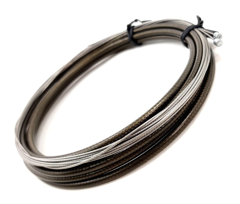 Jagwire 2x Sport Shift Cable Kit SRAM/Shimano Shifter, Carbon Silver ...