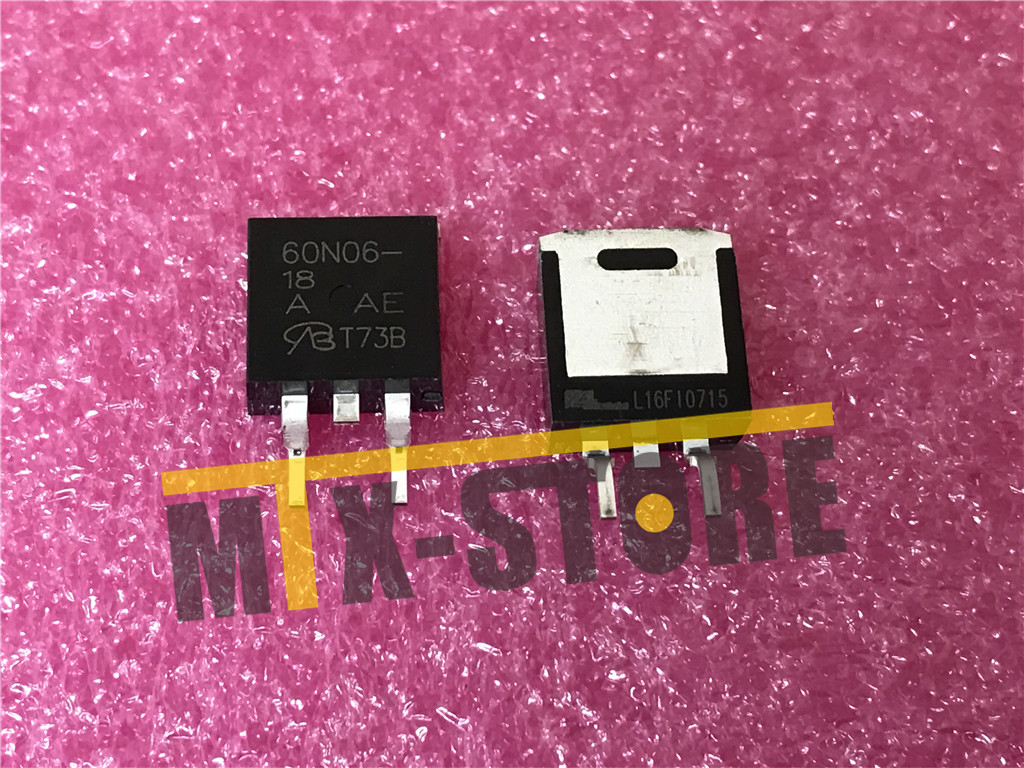 10PCS 60N06-18 New Best SUB60N06-18 Trans MOSFET N-CH 60V 60A 3-Pin(2 ...