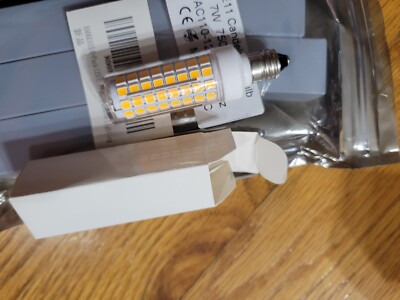 (6 Pack) LED E11 CANDELABRA BULB 7W 750 Replacement Light Bulbs 3000K ...