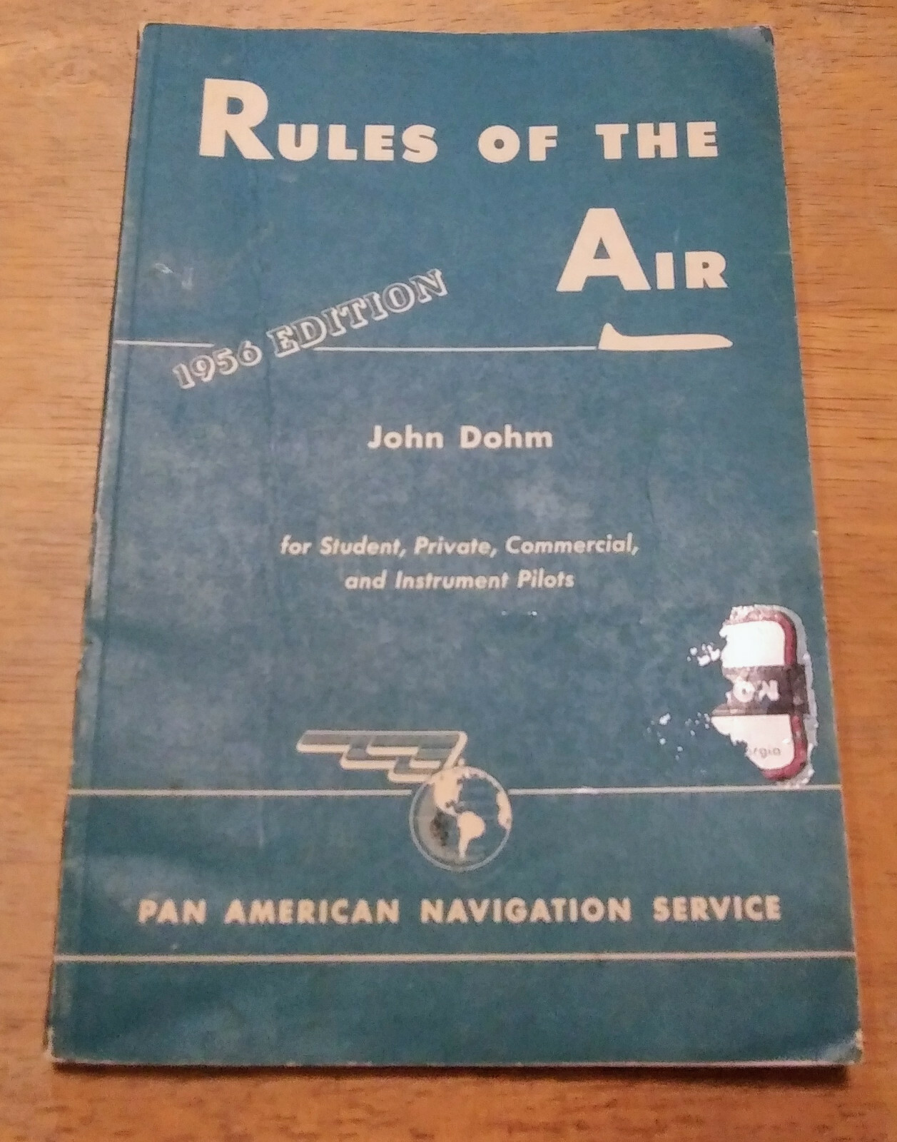 1956 Edition Rules of the Air by John Dohm - Pan American Navigation ...