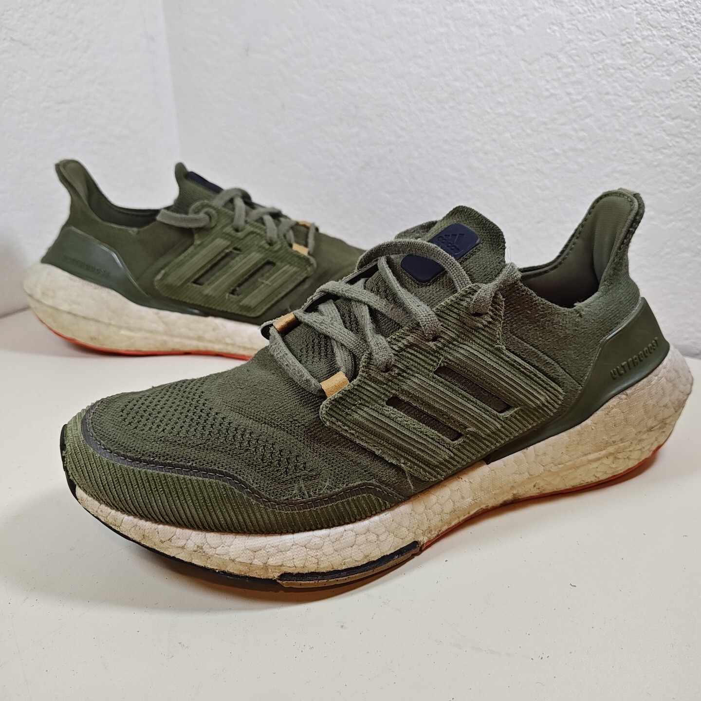 Size 7.5 - adidas UltraBoost 22 Focus Olive for sale online | eBay