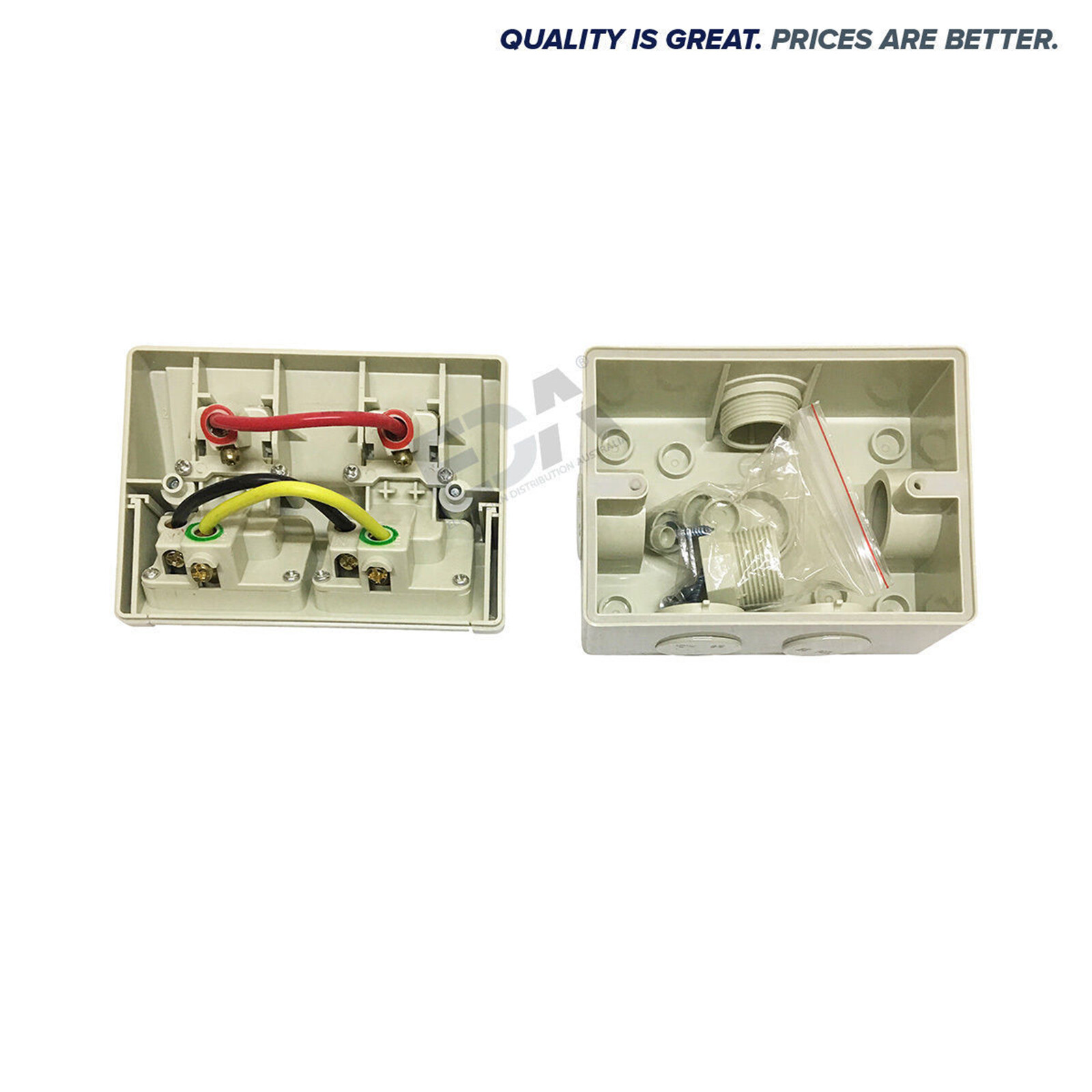 Water Proof Weatherproof Double Power Point D GPO 10 Amp Socket Dgpo ...