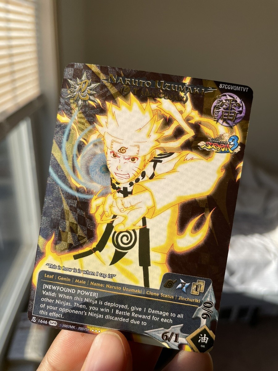 Naruto 9 Tails Cloak Card Pokemon Naruto 4 Tailed Cloak