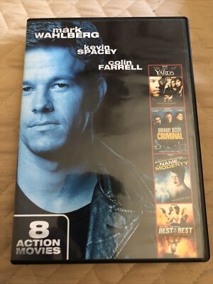 8-Film Explosive Action Pack Movies 2-Disc DVD set Mark Wahlberg Liam ...