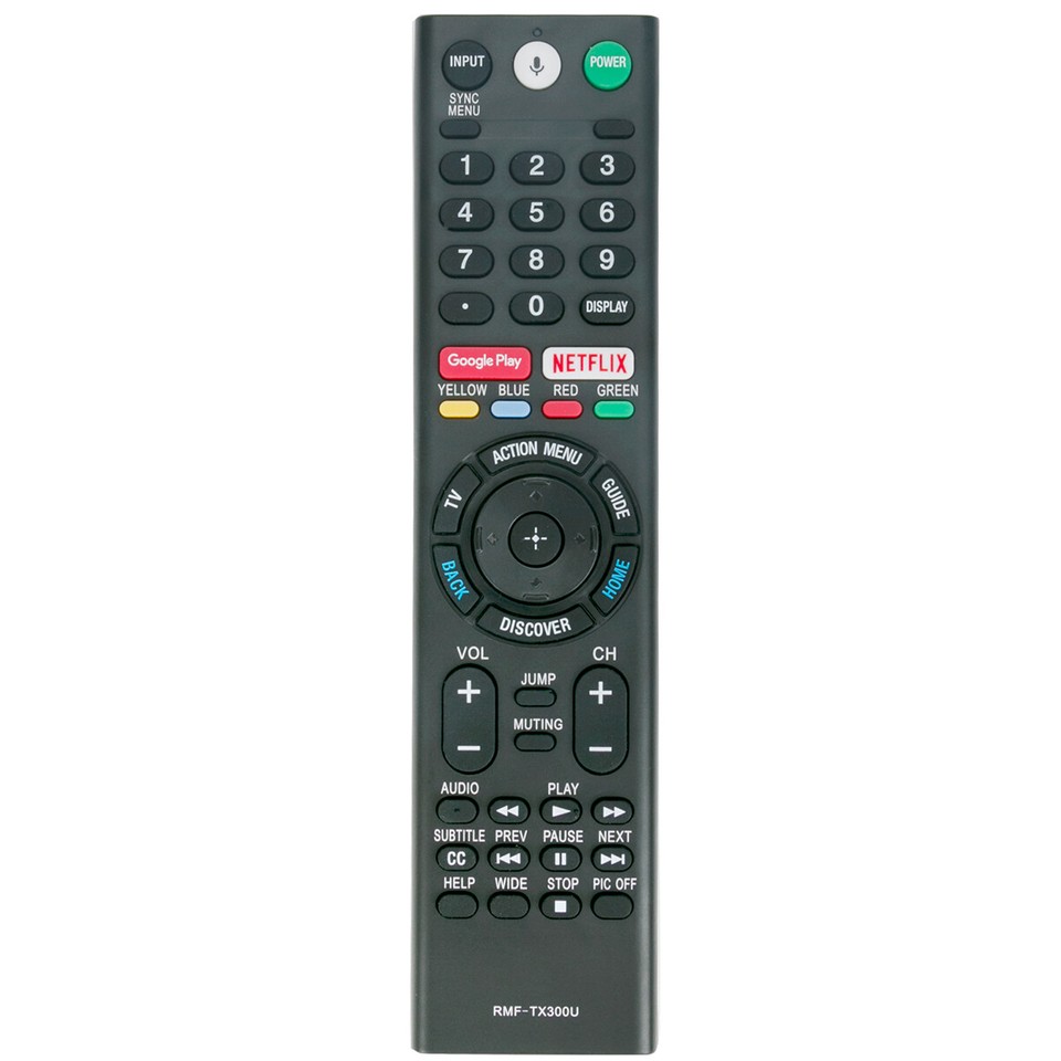 New RMF-TX300U Replace Voice Remote for Sony XBR-43X800E XBR-49X800E ...