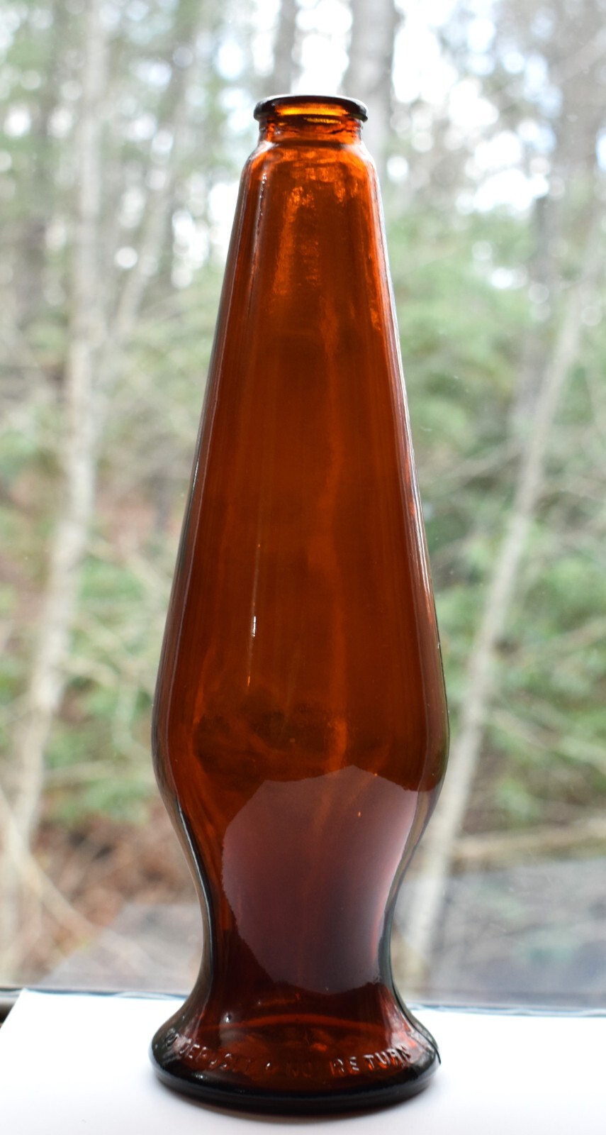 VINTAGE 1960S MICHELOB AMBER BROWN FOOTED BEER BOTTLE EMPTY Obear ...