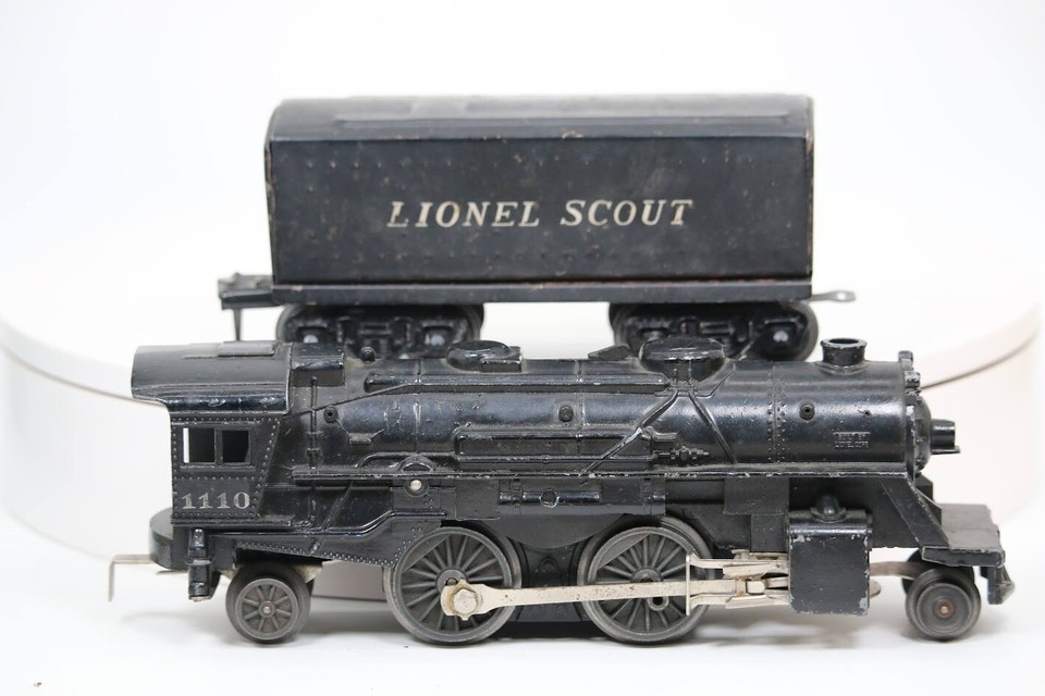 Lionel 1110 Steam Locomotive with Scout Tender O Gauge Post War 1:48 ...