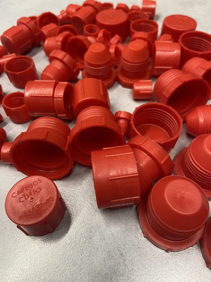 Plastic AN Fitting Cap and Plug Kit- Sizes #3 thru #12- 144 Pieces ...