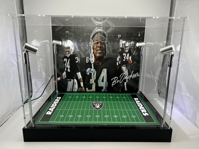 Bo Jackson Custom Full Size Helmet Display With LED Lights - Raiders | eBay