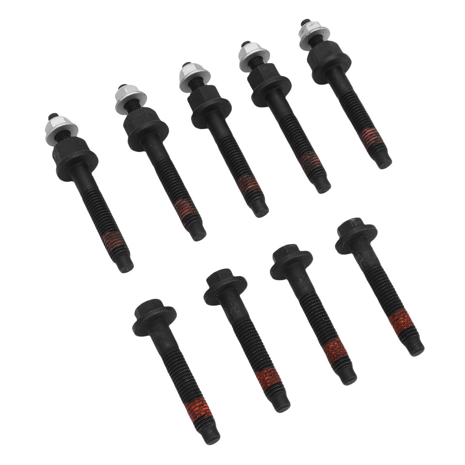 9PCS Exhaust Manifold Kit 6505316AA Carbon Steel Exhaust Manifold Kit ...