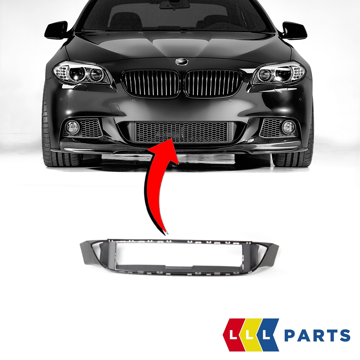 NEW GENUINE BMW 5 SERIES F10 F11 FRONT M SPORT BUMPER LOWER CENTER ...