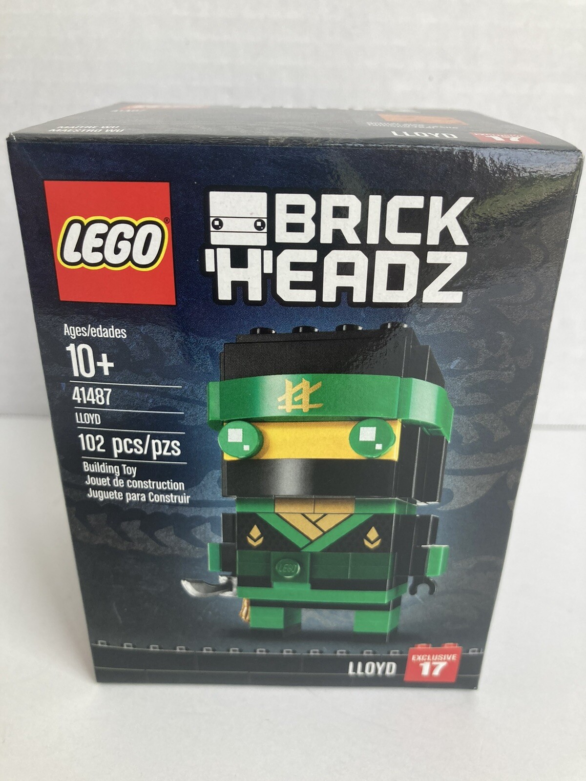 LEGO 41487 BrickHeadz The Ninjago Movie Lloyd NEW SEALED RETIRED ...