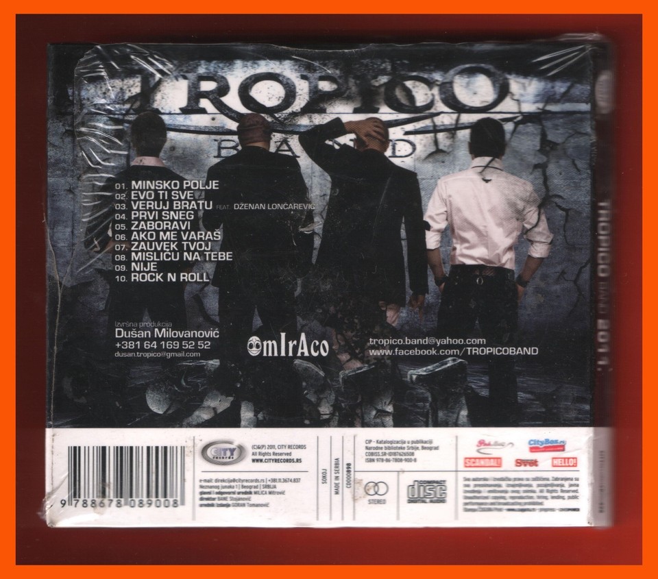 CD Tropic Bend 2011 City Records Minsko Polje Digipak | eBay