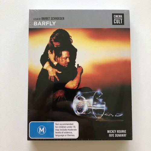 Barfly BLU-RAY Cinema Cult w slipcover Mickey Rourke Faye Dunaway NEW ...