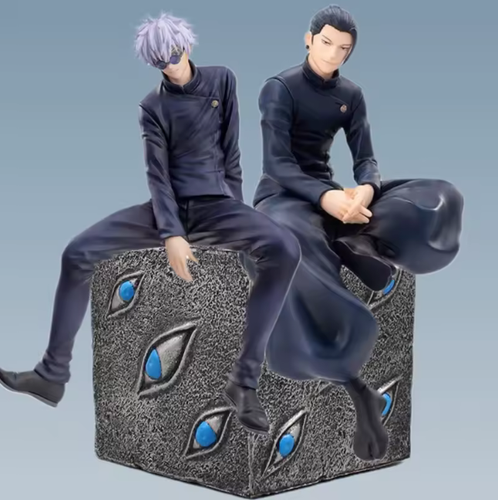 Jujutsu Kaisen Satoru Gojo Geto Suguru Sitting Prison Realm Figure ...