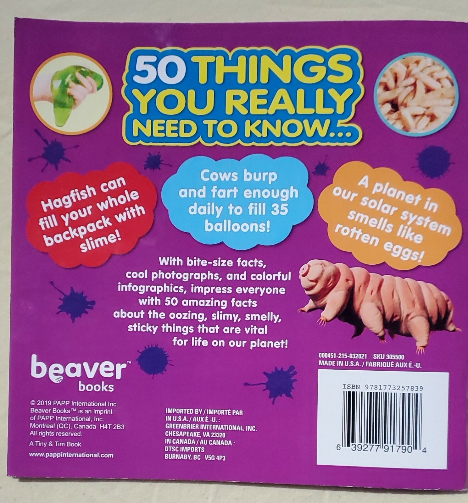 50 Things You Really Need to Know. . .yucky Stuff by Nicola Baxter ...