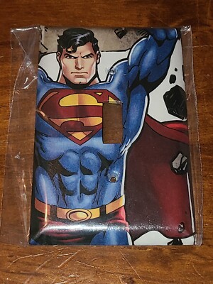 SUPERMAN LIGHT SWITCH PLATE #3 | eBay