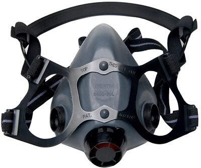 Honeywell North 5500 Series (5500-30L) Half Face Respirator - Size ...