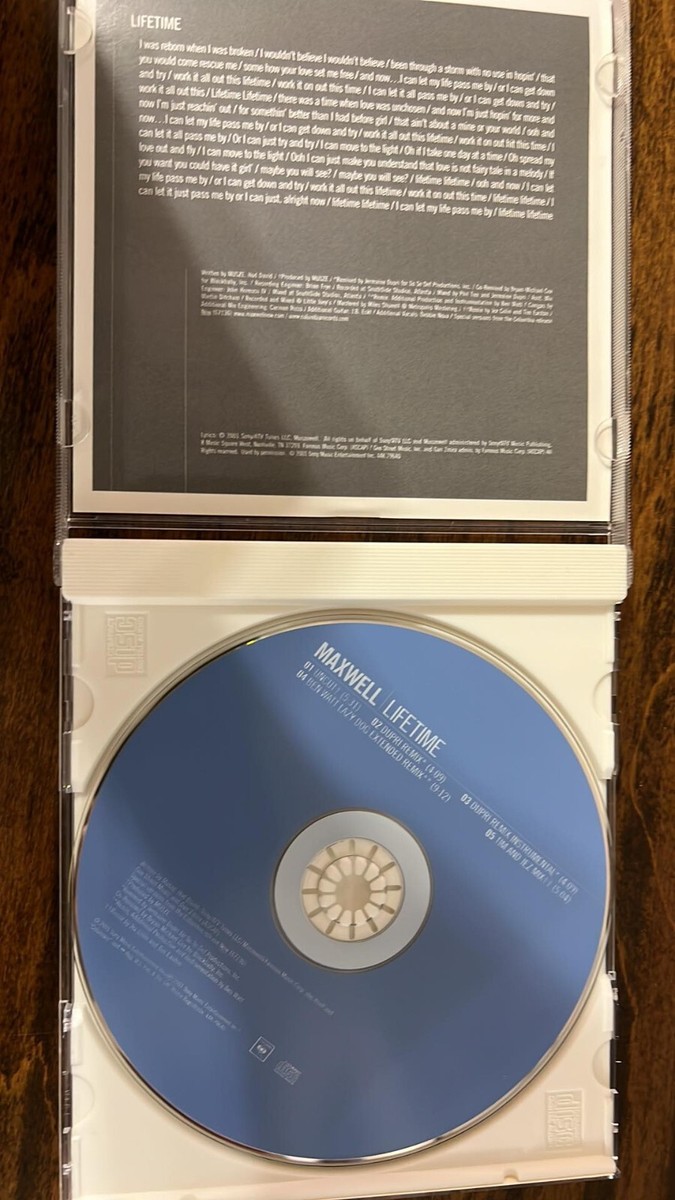 Maxwell Lifetime Cd
