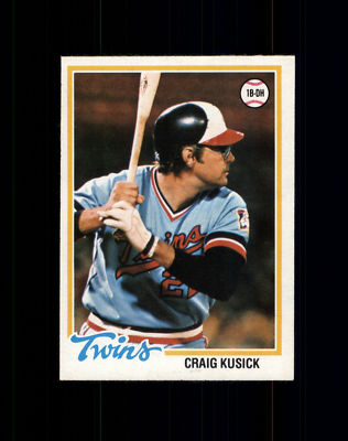 1978 Topps #137 Craig Kusick - Minnesota Twins NM/MT (A02A) | eBay