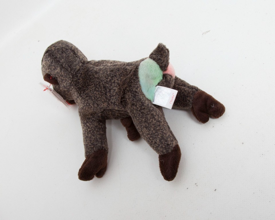 Vintage Ty Beanie Babies CHEEKS The Baboon - 1999 Retired - New With ...