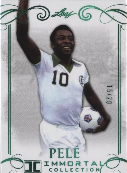 2016 Leaf Pele Immortal Collection - Pelé #05 Green Spectrum /20 for ...