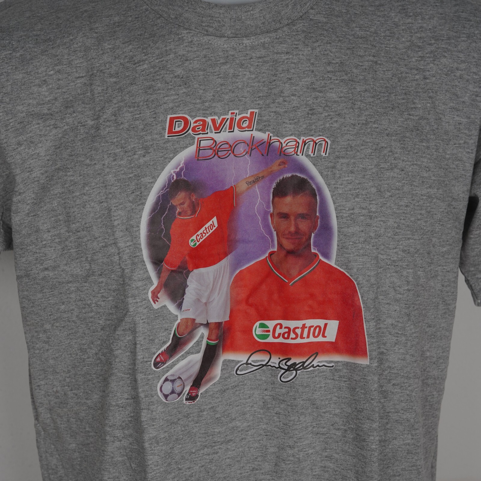David Beckham Castrol Thailand Promo Sponsor T-Shirt … - Gem
