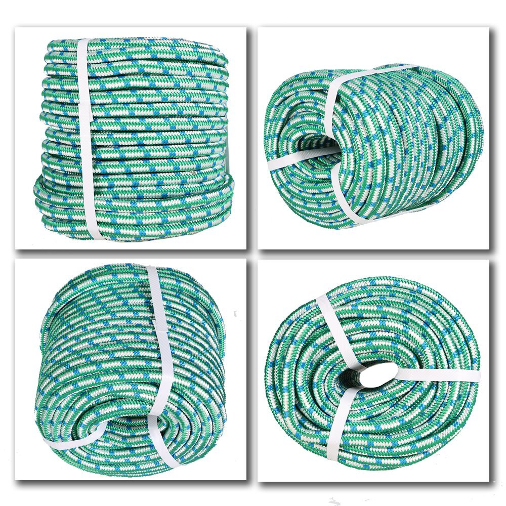 Arborist tree climbing rope 16 strand braided Nylon Core Polyester 1/2 ...