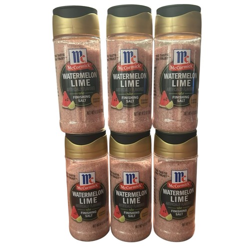 (6) McCormick Finishing Salt Watermelon Lime 4.12oz New Limited Edition ...