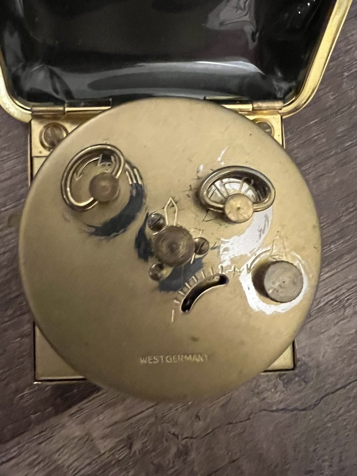 Vintage Tradition Wind-Up Traveling Folding Alarm Clock Made in West ...