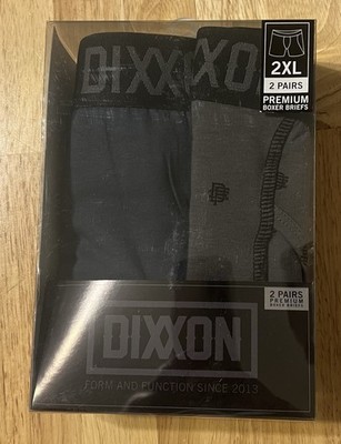 Dixxon Men's Boxer Brief 2-Pack - size 2XL grey/blue NIB | eBay